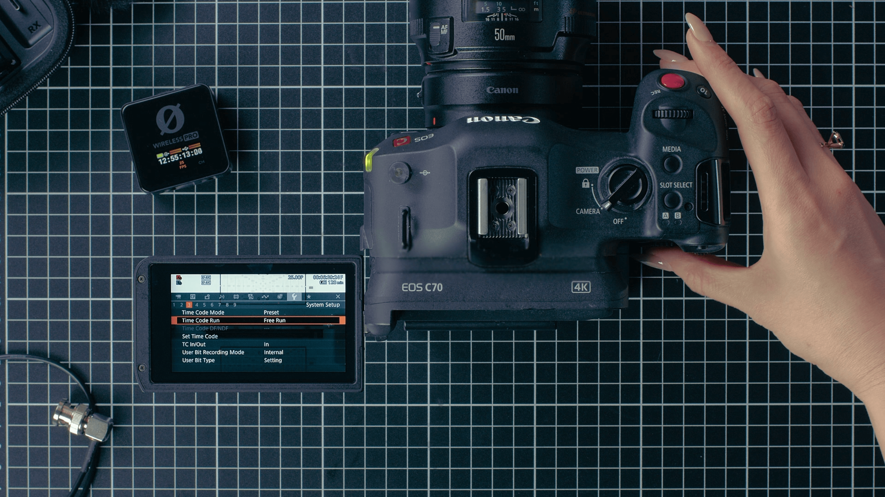 Using Timecode on the Canon C70 With Wireless PRO | RØDE