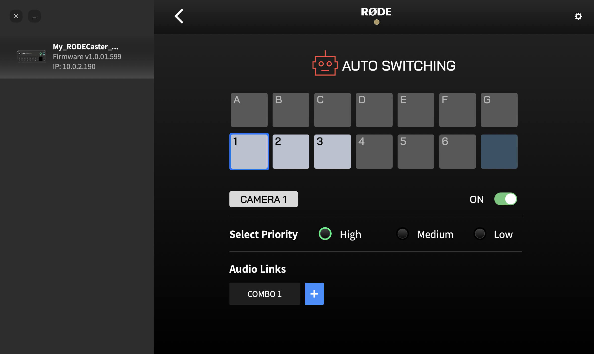 RØDECaster Video User Guide | Video Switching and Auto-Switching | RØDE ...