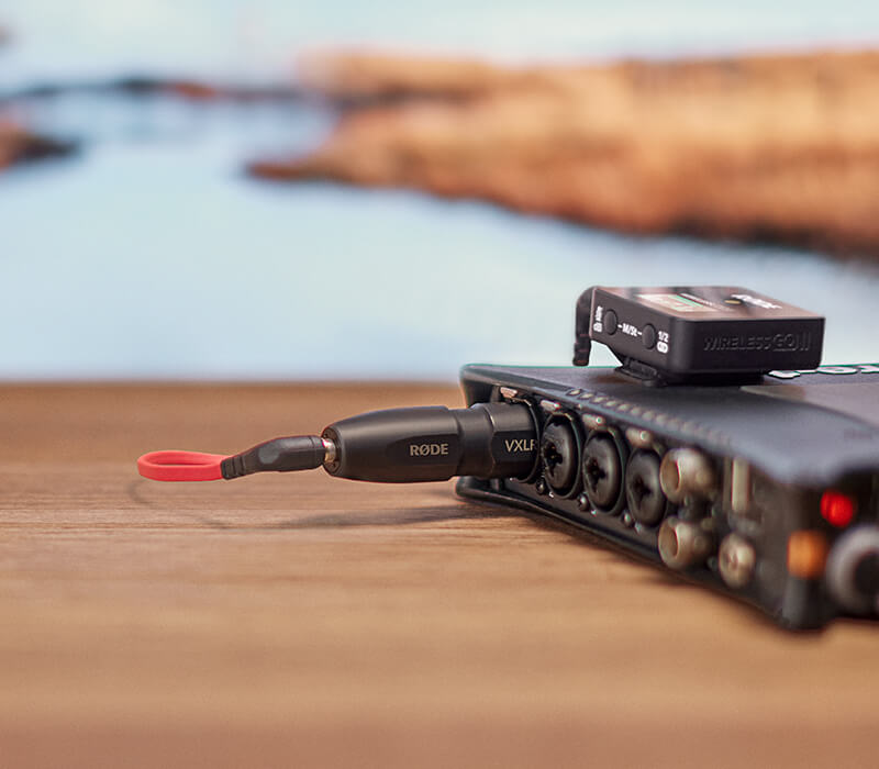RØDE VXLR+ | 3.5mm TRS to XLR Adaptor | RØDE